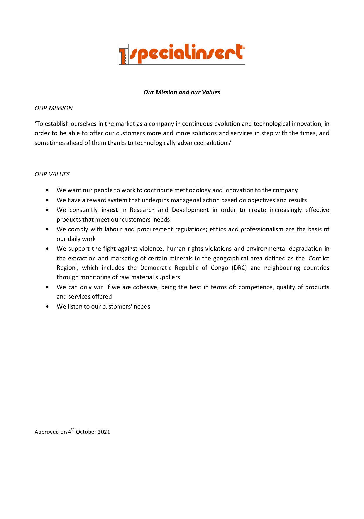 Other documents | Specialinsert